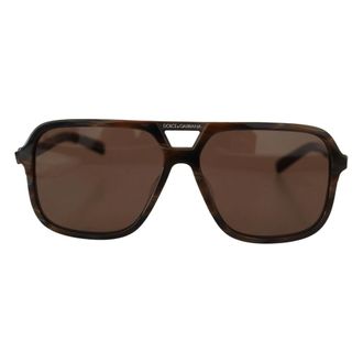 Dolce & Gabbana Braune Modische Sonnenbrille - - Accessories - Herren - Braun - 58 CM