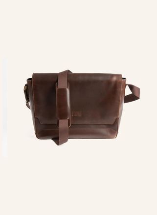 Buckle & Seam Buckle & Seam Messenger Bag Times braun