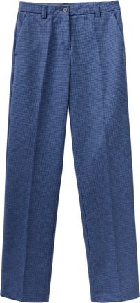 Benetton Damen Pantalone 40DWDF04F Hose, Avio e Blu Scuro 902, 46