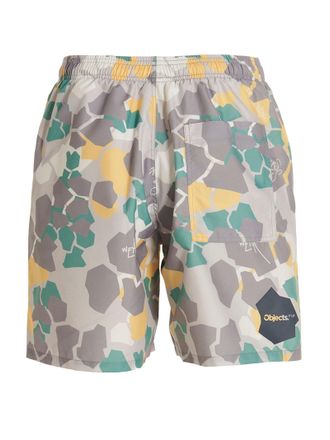 Objects IV Life Geometric Print Shorts - Grey