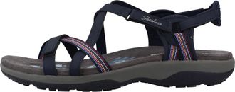 Skechers Femme, Sport, Bleu, Taille: 39 EU Reggae Slim - Sun Array