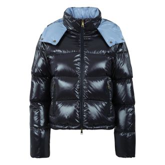 Moncler Niveole Short Puffer Jacket - - Jackets - Damen - Blau - S