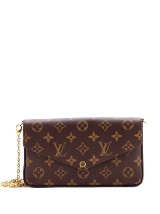 Louis Vuitton Felicie Pochette Monogram Canvas crossbody bag - Braun