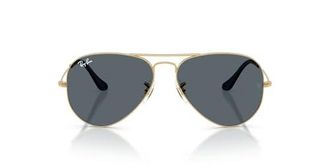 Ray-Ban Lunettes de soleil Aviator Classic RB3025, dor&eacute;/bleu, 58 mm