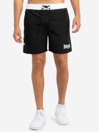 Lonsdale Shorts LONSDALE THORPE, Herren, Gr. 5XL, N-Gr, schwarz-wei&szlig; (schwarz, wei&szlig;), Obermaterial: 100% Polyester, Hosen Shorts