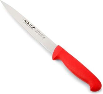 Arcos Serie 2900 - Filetmesser - Klinge Nitrum Edelstahl 190 mm - HandGriff Polypropylen Farbe Rot