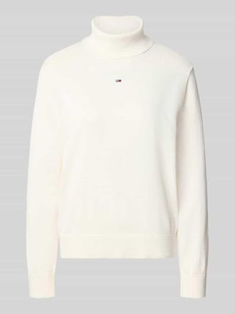 Tommy Jeans Regular Fit Rollkragenpullover aus reiner Baumwolle