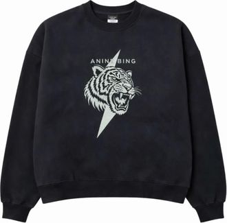 Anine Bing Femme, Sweatshirts et sweats &agrave; capuche, Noir, Taille: 36 FR Miles SweaT-shirt