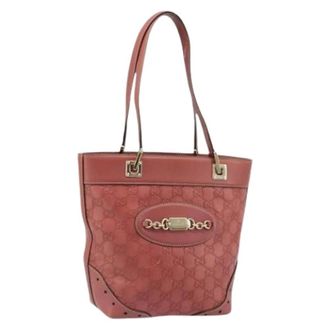 Gucci Sac cabas vintage doccasion - Femme - Pre-owned - Rose - Taille: ONE Size