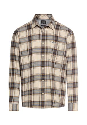 Camel Active Herren fleXXXactive Langarmhemd aus leichtem Flanell Hafer, Menswear-XXL