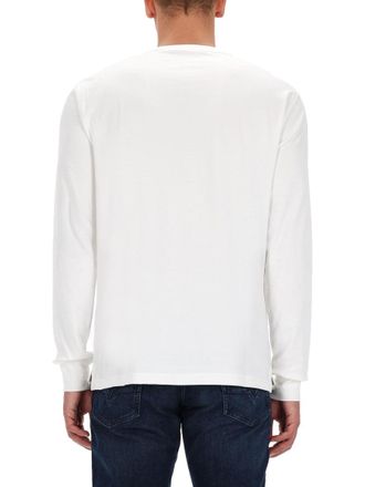 Diesel Embroidered Logo Cotton T-Shirt - White