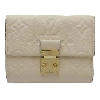 Louis Vuitton Pre-owned Tissu petite-maroquinerie - Femme - Pre-owned - Beige - Taille: ONE Size