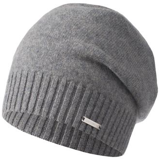 Giesswein Cashmere Beanie Schwarzenstein - Kaschmir M&uuml;tze Damen & Herren, D&uuml;nne Strickm&uuml;tze, Haube, Longbeanie Unisex