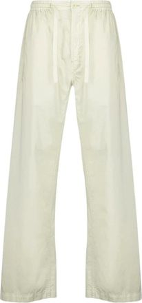 Christophe Lemaire Homme, Pantalons, Beige, Taille: L Pantalon Taekwondo Crème à Coutures Apparentes