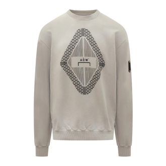 A-Cold-Wall* Herren Sweatshirt mit Logo-Print - - Sweatshirts & Hoodies - Herren - Grau - XS