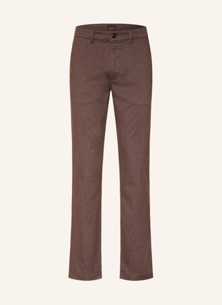 HUGO BOSS Flanell-Chino Slim Fit braun