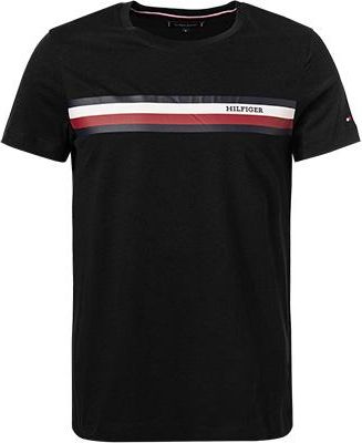 Tommy Hilfiger Herren T-Shirt schwarz Baumwolle