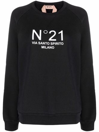 N&deg;21 sweat &agrave; logo - Noir