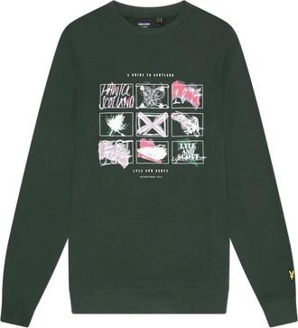 Lyle & Scott A Guide To Scotland Sweatshirt f&uuml;r Herren (Petrol)