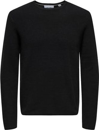 Only & Sons Pull en Maille ONSERIC Pull-Overs Black XL Black XL
