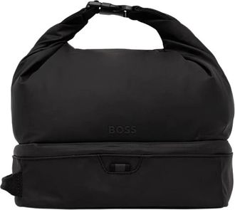 HUGO BOSS Stenson Rolltop Wash - Homme - Sacs - Noir - Taille: ONE Size