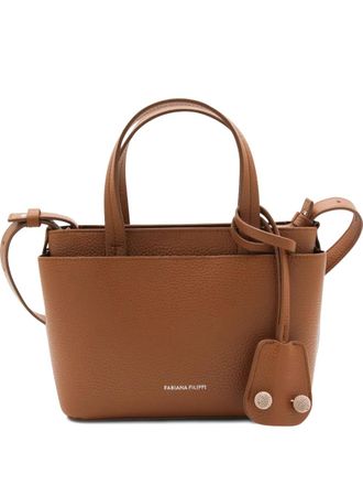 Fabiana Filippi leather tote bag - Braun