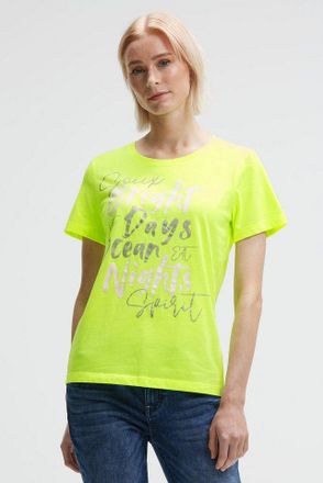 soccx Rundhalsshirt mit Baumwolle