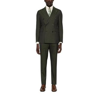 Tagliatore Double Breasted Suit - - Suits - Herren - Gr&uuml;n - 3XL