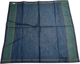 Dior Pre-owned Vintage Scarf - Femme - Pre-owned - Bleu - Taille: ONE Size