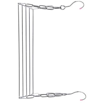 Lurrose Edelstahl Balkon Wäscheständer Rostfrei Vielseitig Einsetzbar für Socken Schuhe Handtücher Winddicht Stabil