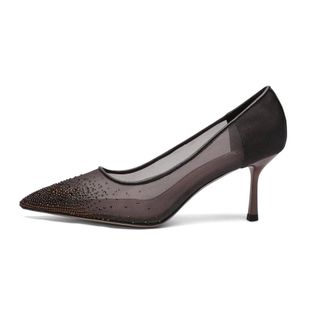 Cesare Gaspari Camille verzierte Satin-Pumps - - Shoes - Damen - Braun - 40 EU
