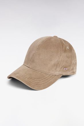 Eden Park Casquette En Velours Côtelé Beige