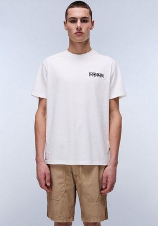 Napapijri Kurzarmshirt S-VIGNONI BACK SS Mit Rundhalsausschnitt
