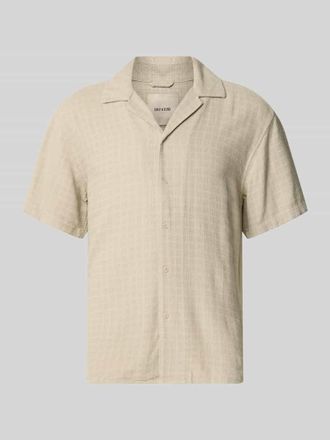 Only & Sons Regular Fit Freizeithemd aus Viskose-Leinen-Mix Modell LATHAM