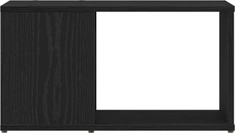 Generic Offene B&uuml;cherregale, Freistehend, Platzsparendes Aufbewahrungsregal aus Holzwerkstoff f&uuml;r B&uuml;cher, Dekoration und Medien (Schwarze Eiche)