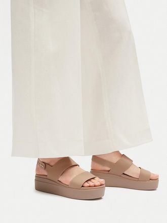 Crocs Sandalen Crocs Brooklyn Low Wedge W 206453 Beige