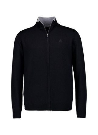 Karl Lagerfeld Herren Pullover schwarz unifarben