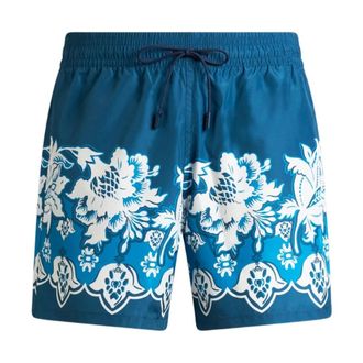 Etro Badeanzug mit platziertem Blumenprint - - Swimwear - Herren - Blau - M