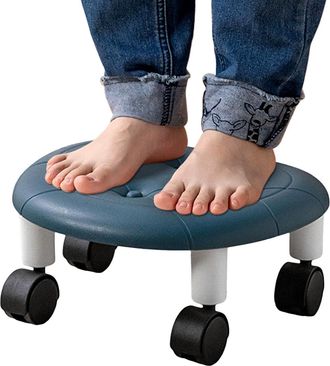 Generic Niedriger rollender Stuhl, niedriger hoher Rollhocker | Shis rollender Hocker hat EIN Dickes Memory- -Kissen, das zu Ihrer Körperform passt 360 Grad r