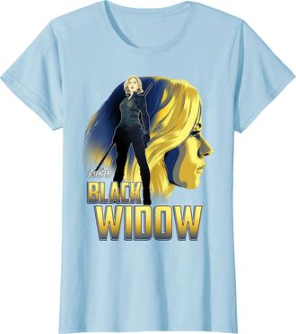 MARVEL Infinity War Black Widow Profile Graphic T-Shirt T-Shirt