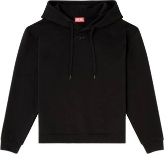 Diesel Femme, Sweatshirts et sweats &agrave; capuche, Noir, Taille: 38 FR F-Normy-Hood-Od Felpa