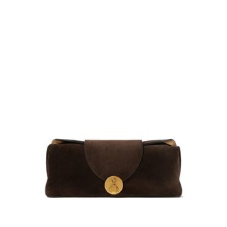 Versace Vivian Wildleder-Clutch - - Bags - Damen - Braun - ONE SIZE