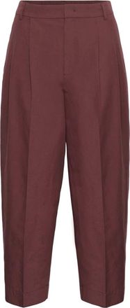 Part Two Femme, Pantalons, Rouge, Taille: 40 FR Wide Pantalons