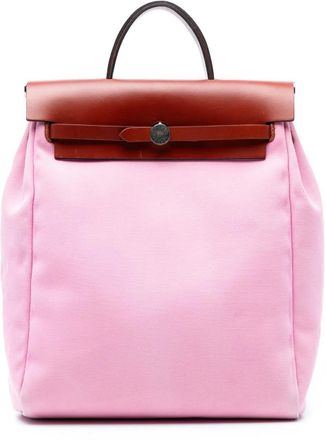 Hermès Rucksäcke - Toile Herbag GM Backpack - Gr. unisize - in Gold - für Damen