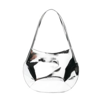 Jil Sander Kante Schultertasche - - Bags - Damen - Grau - ONE SIZE