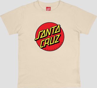 Santa Cruz Classic Dot Kids T-Shirt chalk