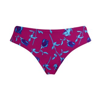 Vilebrequin Roses Midi Brief Bikini Bottom - - Swimwear - Damen - Lila - S