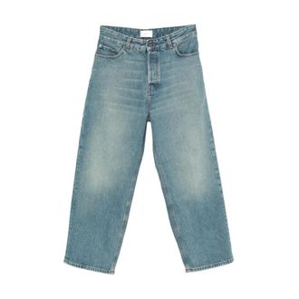Haikure Femme, Jeans, Bleu, Taille: W29 Jean Droit Taille Haute Court en Denim