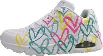 Skechers Confortable Baskets Femme x JGoldcrown UNO AIR Changed Love Blanc Talla 41