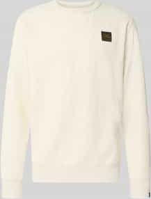 PME Legend Regular Fit Sweatshirt aus Baumwoll-Mix mit Label-Detail